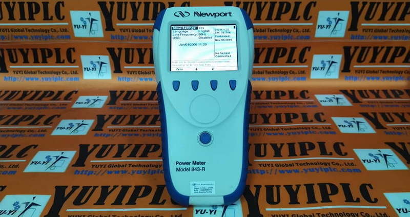 NEWPORT 843-R OPTICAL POWER METER - PLC DCS SERVO Control MOTOR POWER ...