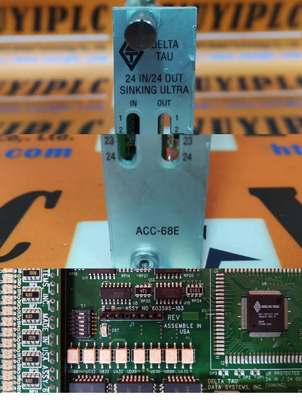 DELTA TAU ACC-68E 24 IN/24OUT I/O MODULE 603595-103 - PLC DCS SERVO ...
