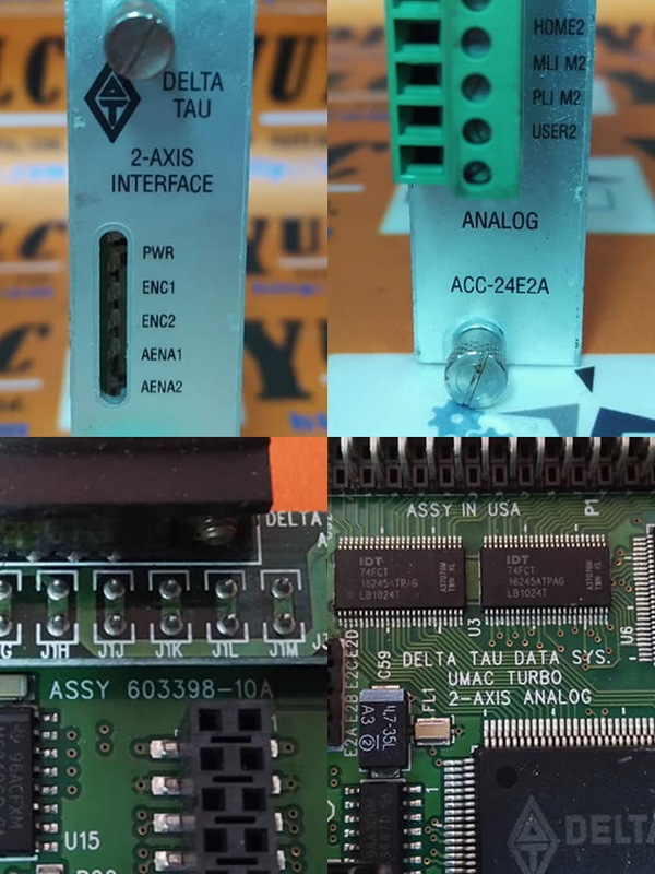 DELTA TAU ACC-24E2A 2-AXIS ANALOG INTERFACE BOARD - 裕益科技自動化設備可程式編碼器PLC ...