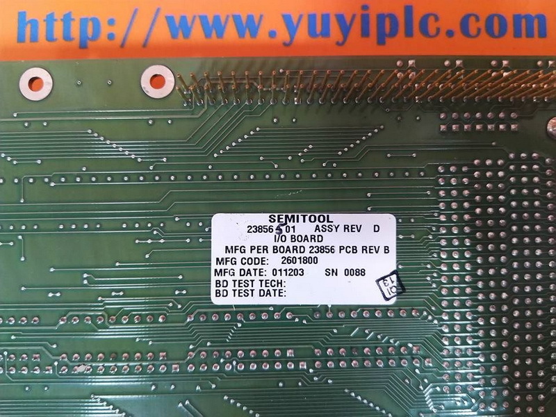 MFG PER BOARD 23856 PCB REV.B 2601800 SEMITOOL - 裕益科技自動化設備可程式編碼器PLC分散式 ...