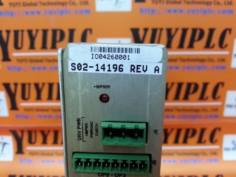 ASM S02-14196 REV A MODULE - 裕益科技自動化設備可程式編碼器PLC分散式控制系統DCS