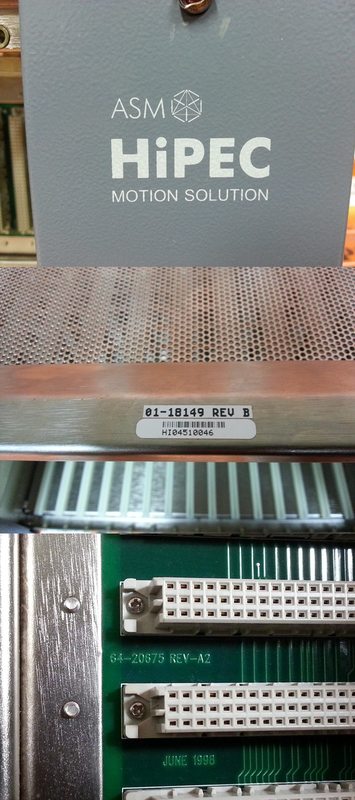 ASM 01-18149 REV B / 64-20675 REV-A2 FRAME - PLC DCS SERVO Control ...