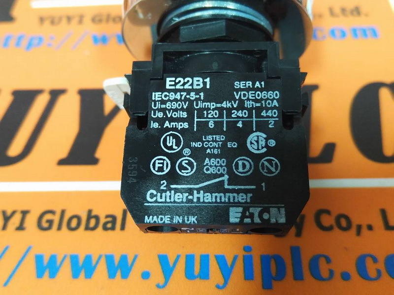 EATON CUTLER-HAMMER E22B1 SWITCH - 裕益科技自動化設備可程式編碼器PLC分散式控制系統DCS