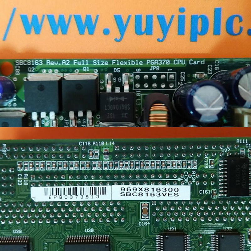 SBC SBC8163 REV.A2 FULL SIZE FLEXIBLE PGA370 CPU CARD - PLC DCS SERVO ...
