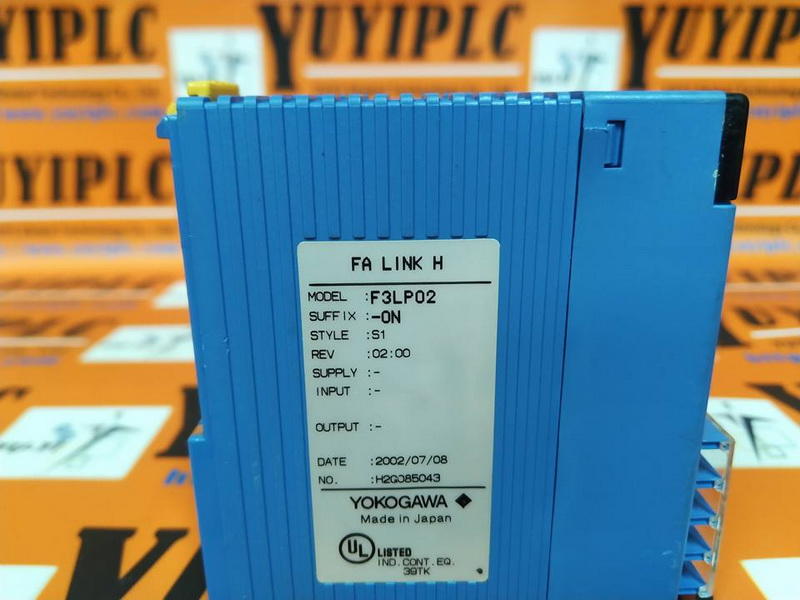 YOKOGAWA F3LP02 FA LINK H MODULE - 裕益科技自動化設備可程式編碼器PLC分散式控制系統DCS