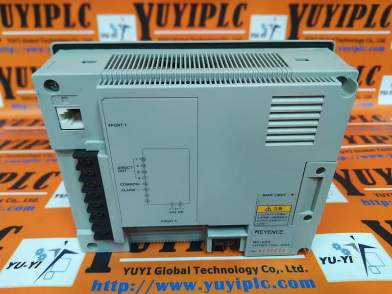 KEYENCE MT-250 LCD TOUCH PANEL - PLC DCS SERVO Control MOTOR POWER ...
