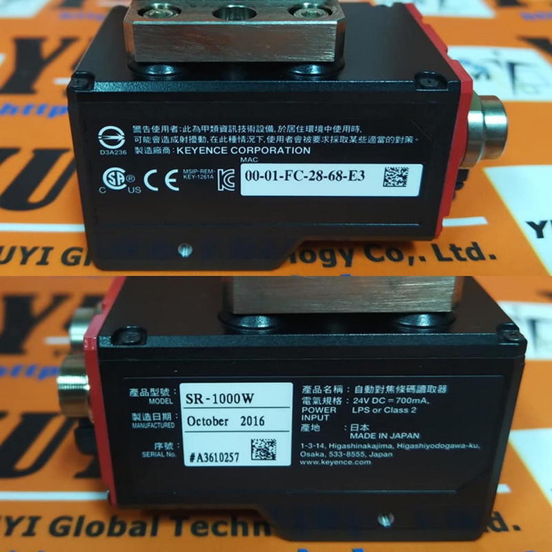 KEYENCE SR-1000W AUTOMATIC FOCUS CODE READER - PLC DCS SERVO Control ...