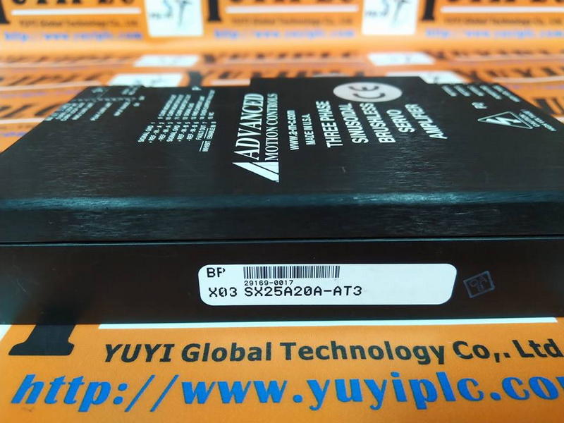ADVANCED X03 SX25A20A-AT3 THREE PHASE SERVO AMPLIFIER - 裕益科技自動化設備可程式編碼器 ...