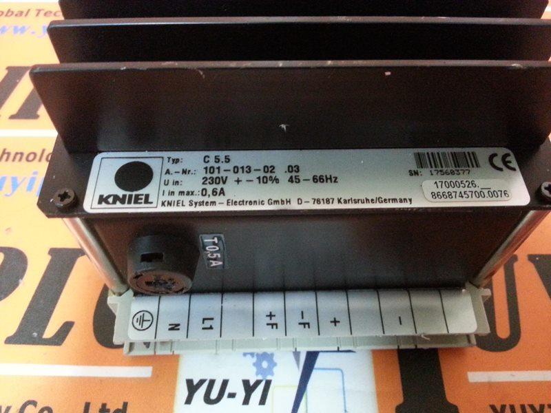 KNIEL C 5.5 101-013-02.03 Power Supply - 裕益科技自動化設備可程式編碼器PLC分散式控制系統DCS