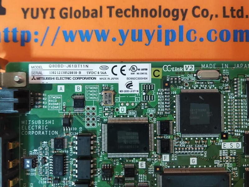 MITSUBISHI Q80BD-J61BT11N CC-LINK NETWORK INTERFACE - 裕益科技自動化設備可程式編碼器 ...