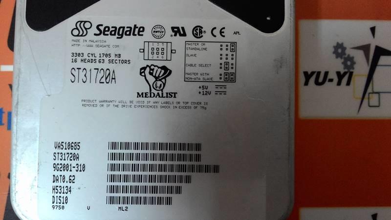 SEAGATE ST31720A 1.7GB 3.5" IDE HARD DRIVE - PLC DCS SERVO Control ...