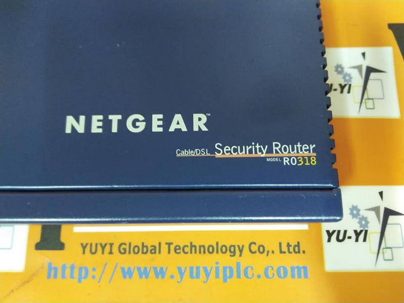 NETGEAR RO318 CABLE/DSL SECURITY ROUTER - 裕益科技自動化設備可程式編碼器PLC分散式控制系統DCS