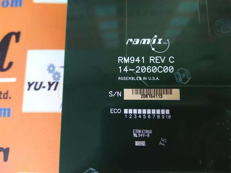 RAMIX RM941 REV C 14-2060C00 - 裕益科技自動化設備可程式編碼器PLC分散式控制系統DCS