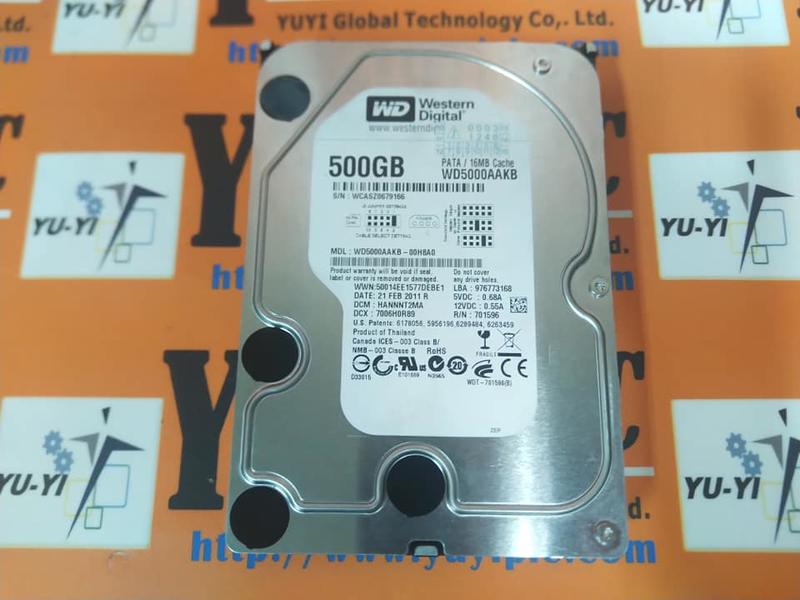 Western Digital WD5000AAKB 500GB 7200RPM IDE HDD - 裕益科技自動化設備可程式編碼器PLC分散 ...
