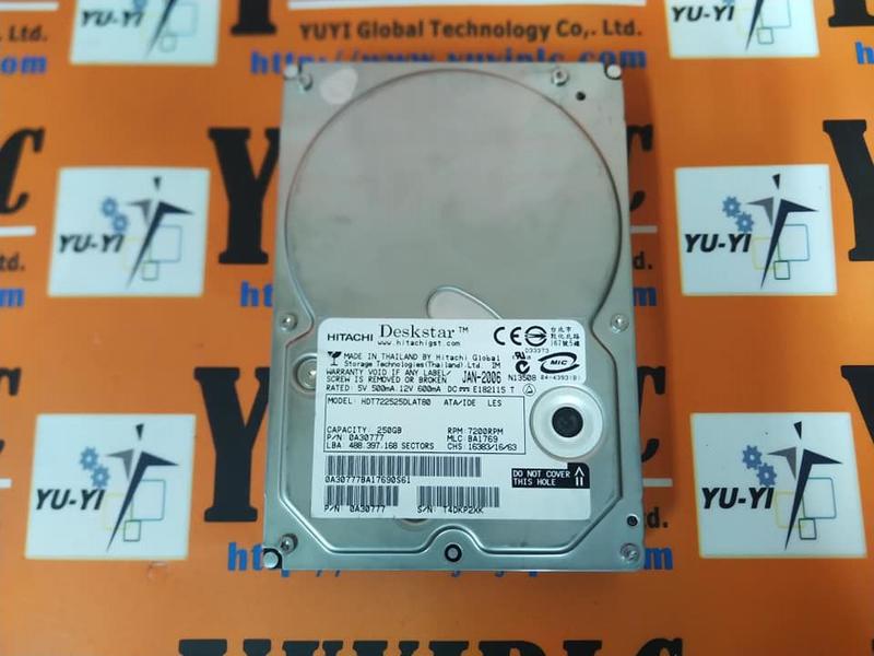 Hitachi DESKSTAR HDT722525DLAT80 PN 0A30777 250GB IDE 3.5" - PLC DCS ...