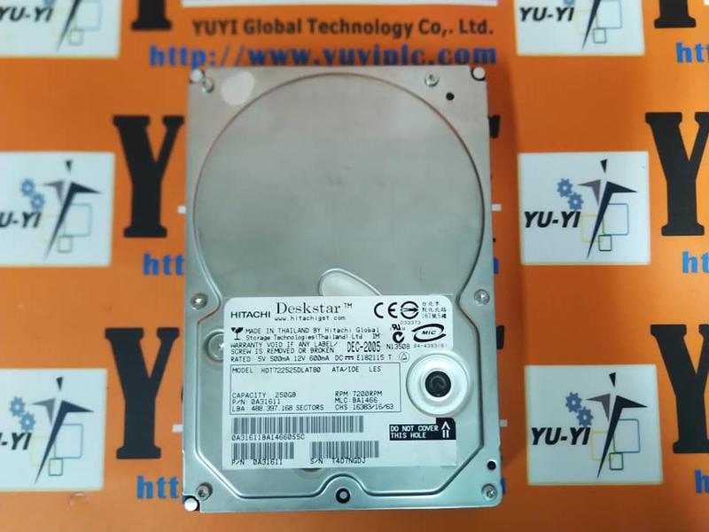 Hitachi HDT722525DLAT80 PN 0A31611 250GB IDE 3.5" HARD DRIVE - PLC DCS ...