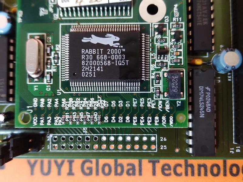 RABBIT 2000 MICROCESSOR W/ UL94V-0 BOARD - 裕益科技自動化設備可程式編碼器PLC分散式控制系統DCS