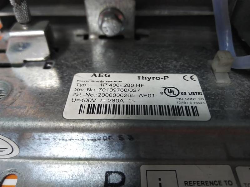 AEG Thyro-P 8000014426 W/ 1P 400-280 HF power controller - PLC DCS ...