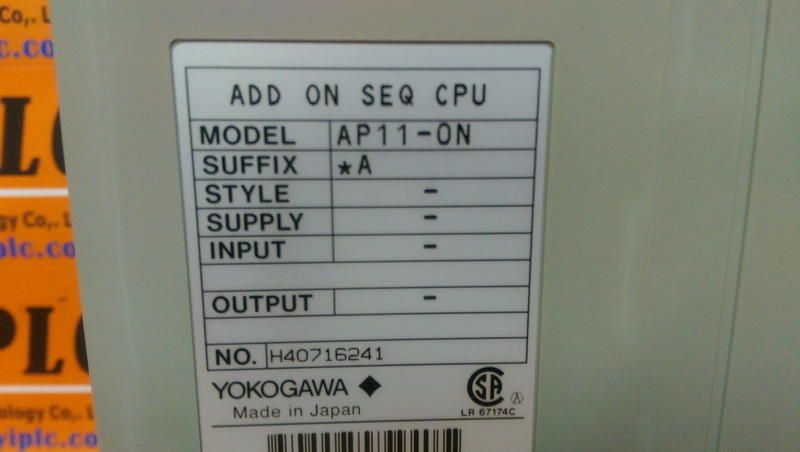 YOKOGAWA AP11-0N*A (AP11-ON*A) ADD ON SEQ CPU-NEW - PLC DCS SERVO ...