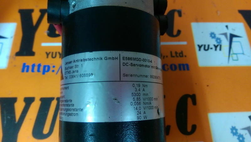 JENAer E586MGD-0010-4 DC Servo Motor - PLC DCS SERVO Control MOTOR ...