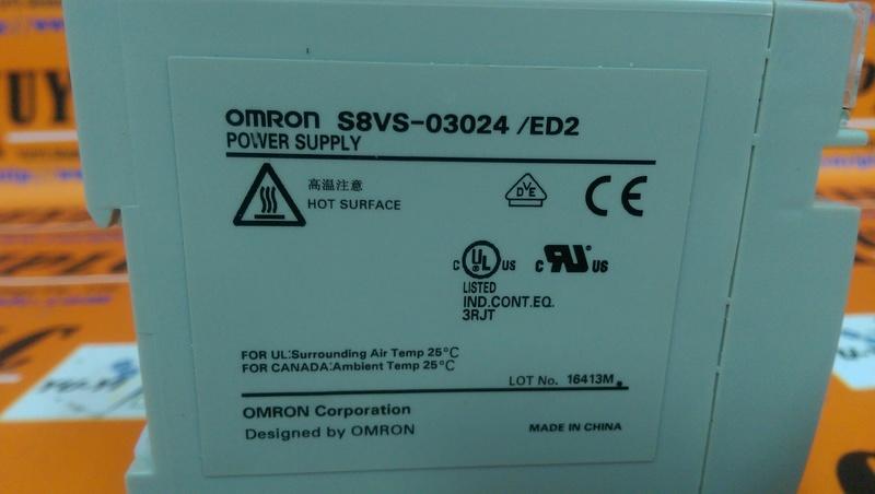 OMRON S8VS-03024 /ED2 POWER SUPPLY - 裕益科技自動化設備可程式編碼器PLC分散式控制系統DCS