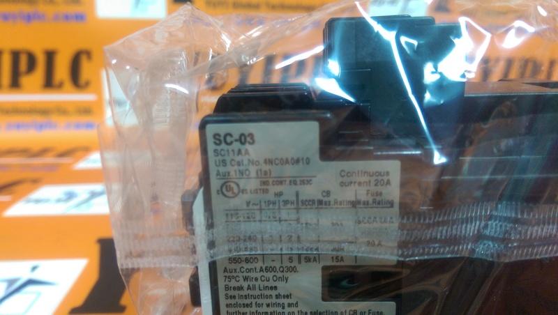 FUJI SC-03 SC11AA Magnetic Contactor-NEW - 裕益科技自動化設備可程式編碼器PLC分散式控制系統DCS
