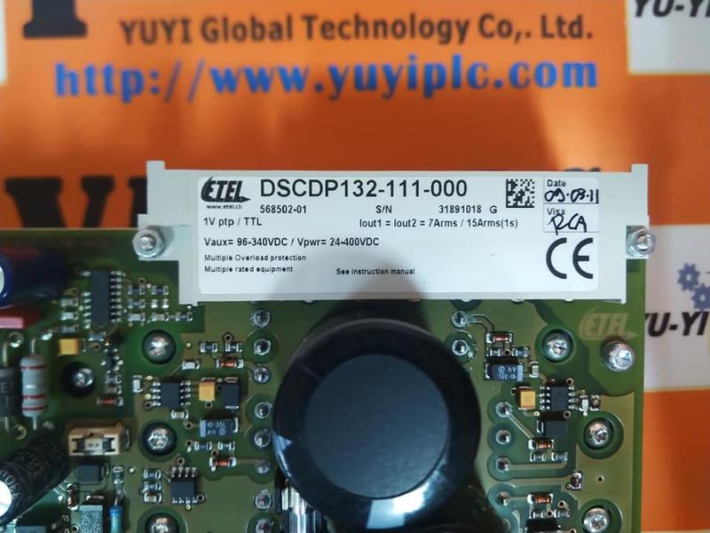 ETEL DSCDP132-111-000 DSC DUAL POSION CONTROLLER BOARD - 裕益科技自動化設備可程式 ...