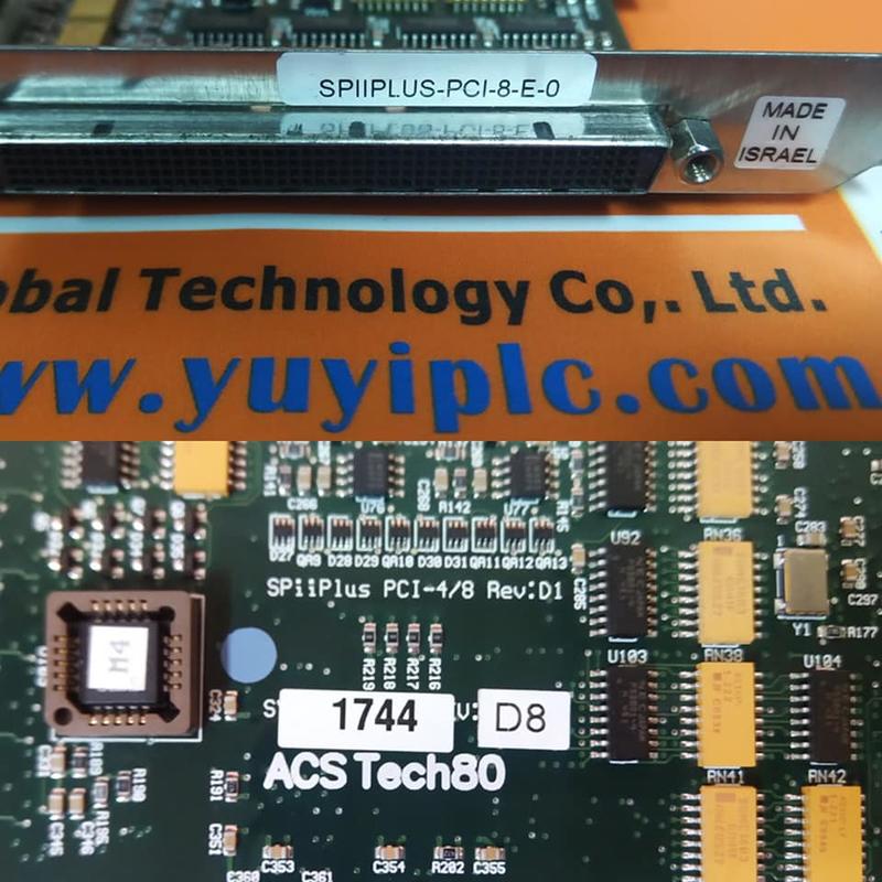 Spiiplus PCI-4/8 REV:D1 ACS TECH80 PCI-4-R-O MOTION CONTROL - PLC DCS ...