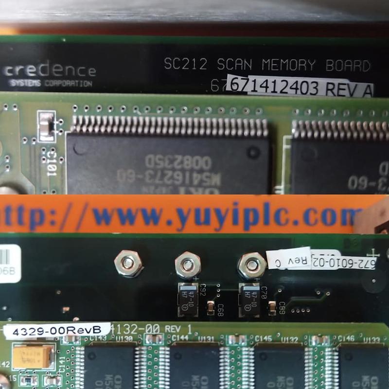 CREDENCE SC212 SCAN MEMORY BOARD REV.A 672-6010-02 REV.C - 裕益科技自動化設備可程式 ...