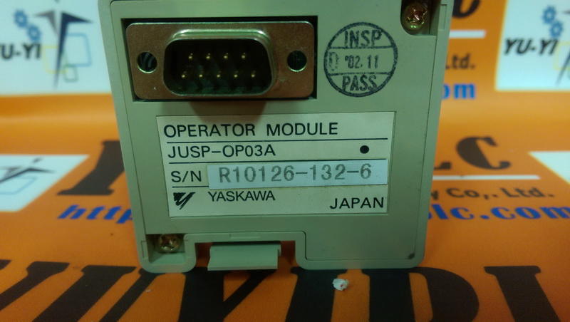 YASKAWA JUSP-OP03A OPERATOR MODULE - PLC DCS SERVO Control MOTOR POWER ...