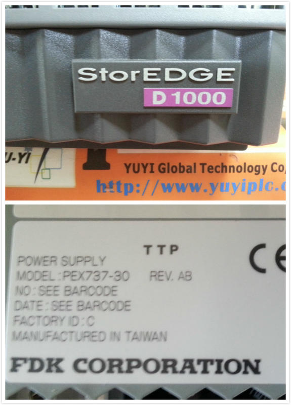 SUN STOREDGE D1000 PEX737-30 Storage Array - 裕益科技自動化設備可程式編碼器PLC分散式控制系統DCS
