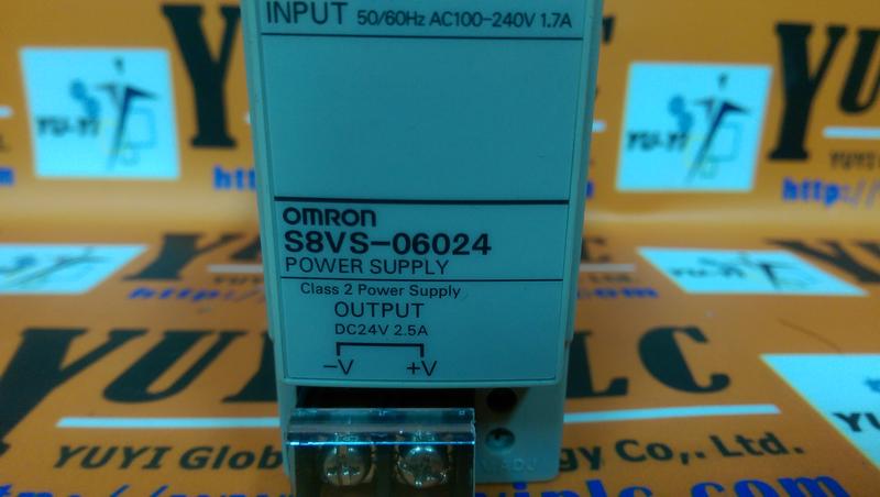 OMRON S8VS-06024 POWER SUPPLY - 裕益科技自動化設備可程式編碼器PLC分散式控制系統DCS