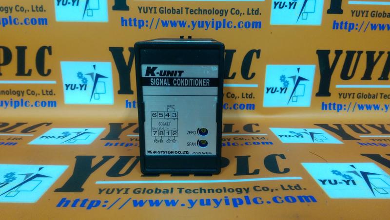 M-SYSTEM KSP-14-B LOW FREQ TRANSMITTER - 裕益科技自動化設備可程式編碼器PLC分散式控制系統DCS