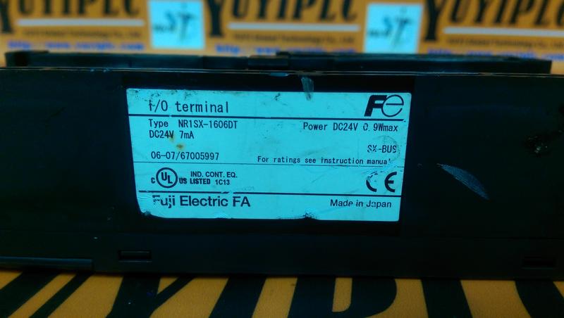 FUJI NR1SX-1606DT I/O terminal - 裕益科技自動化設備可程式編碼器PLC分散式控制系統DCS