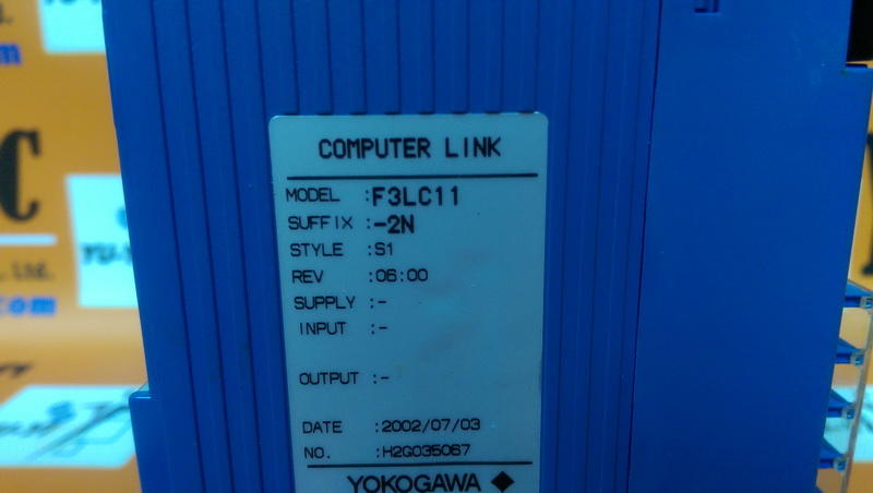 YOKOGAWA F3LC11-2N Computer Link Module - 裕益科技自動化設備可程式編碼器PLC分散式控制系統DCS