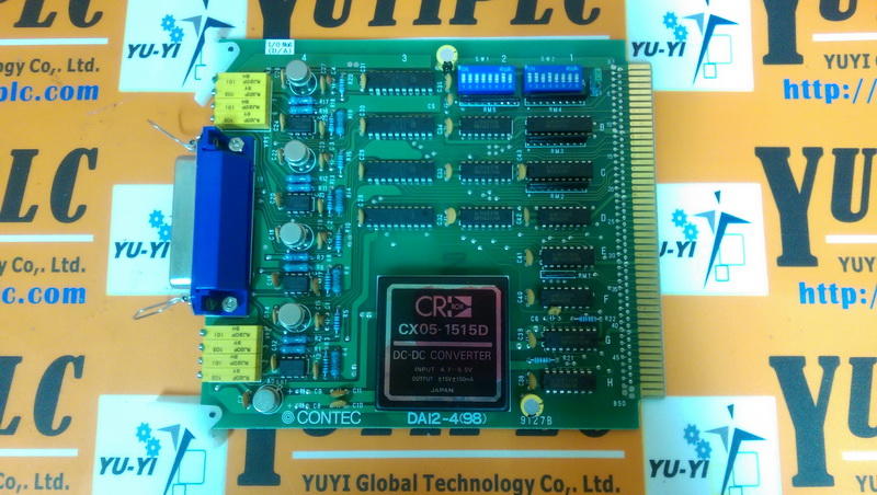 CONTEC DA12-4(98) 9127B BOARD - 裕益科技自動化設備可程式編碼器PLC分散式控制系統DCS