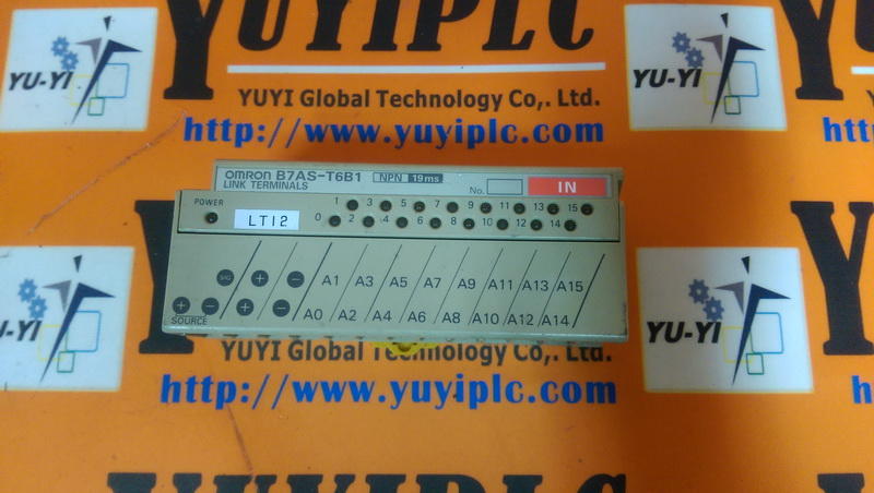 OMRON B7AS-T6B1 Link Terminal - 裕益科技自動化設備可程式編碼器PLC分散式控制系統DCS