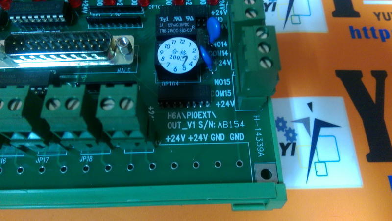 DECA H6A/PIOEXT/OUT_V1 SN:AB154 Connector module - PLC DCS SERVO ...