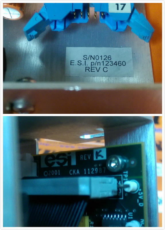 ESI CKA 112987 Control Board - 裕益科技自動化設備可程式編碼器PLC分散式控制系統DCS