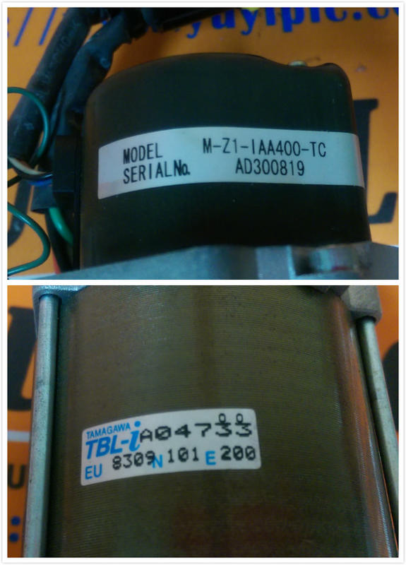TAMAGAWA EU8309N101E200 W/M-Z1-1AA400-TC MOTOR - PLC DCS SERVO Control ...