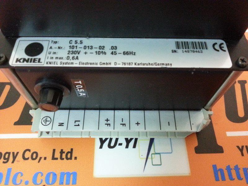 KNIEL C 5.5 101-013-02.03 Power Supply Spare Parts - 裕益科技自動化設備可程式編碼器PLC ...