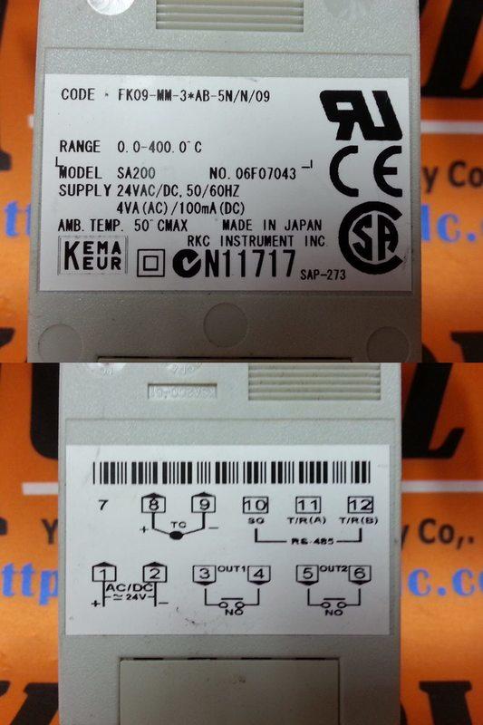 KEMA KEUR SA200 Digital Temperature Controller - 裕益科技自動化設備可程式編碼器PLC分散式 ...