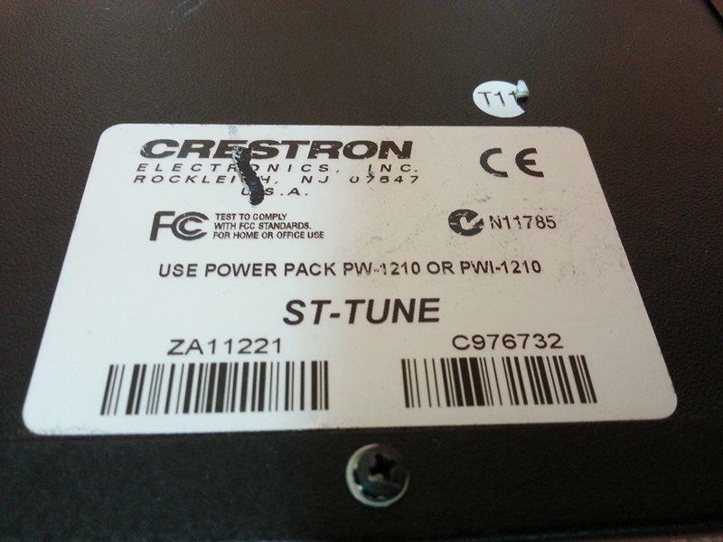 CRESTRON ST-TUNE AM/FM-TV TUNER MODULE - 裕益科技自動化設備可程式編碼器PLC分散式控制系統DCS