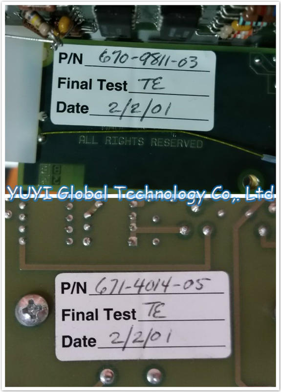 TEKTRONIX 671-4014-05 W/ 670-9811-03 OLTAGE SUPPLY BOARD - 裕益科技自動化設備可程式 ...