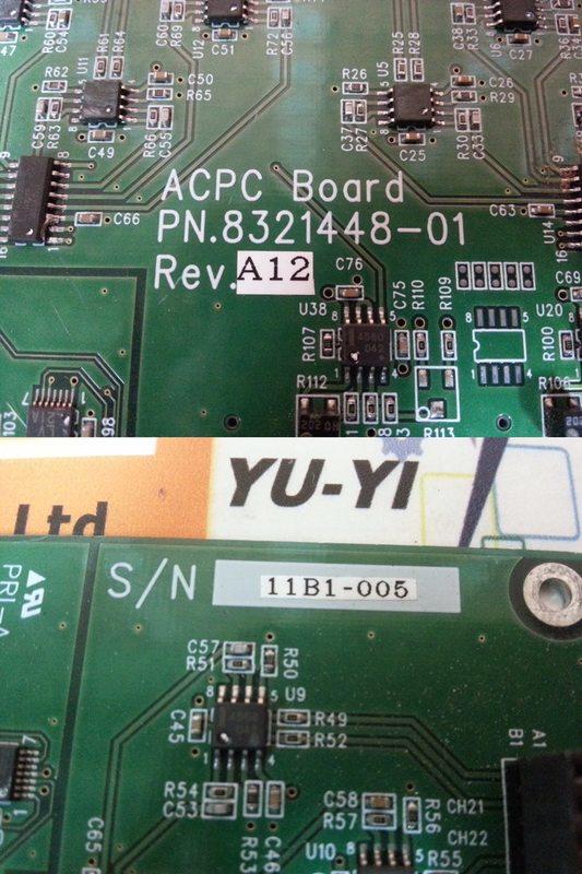 ACPC BOARD PN. 8321448-01 REV.A12 - 裕益科技自動化設備可程式編碼器PLC分散式控制系統DCS