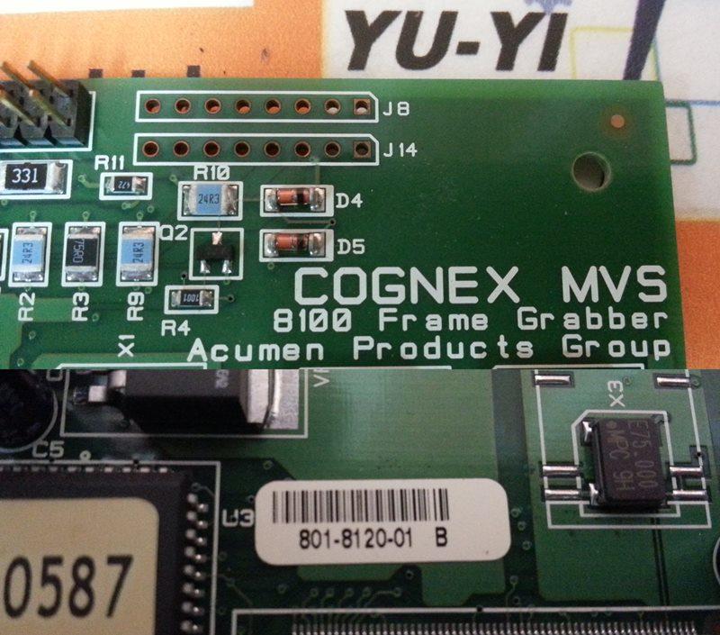 COGNEX MVS 8100 / 801-8120-01 B Board - PLC DCS SERVO Control MOTOR ...