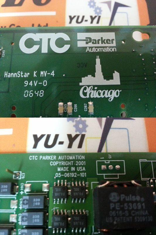 CTC PARKER 05-06192-101 CIRCUIT BOARD - 裕益科技自動化設備可程式編碼器PLC分散式控制系統DCS