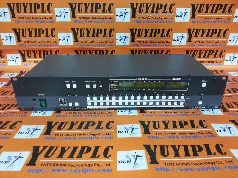 KRAMER VS-162AV 16X16 AUDIO-VIDEO MATRIX SWITCHER - 裕益科技自動化設備可程式編碼器PLC ...