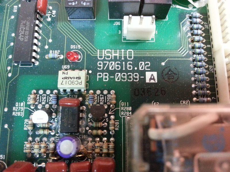 USHIO CIRCUIT BOARD CARD 970616.02 PB-0939-A - PLC DCS SERVO Control ...