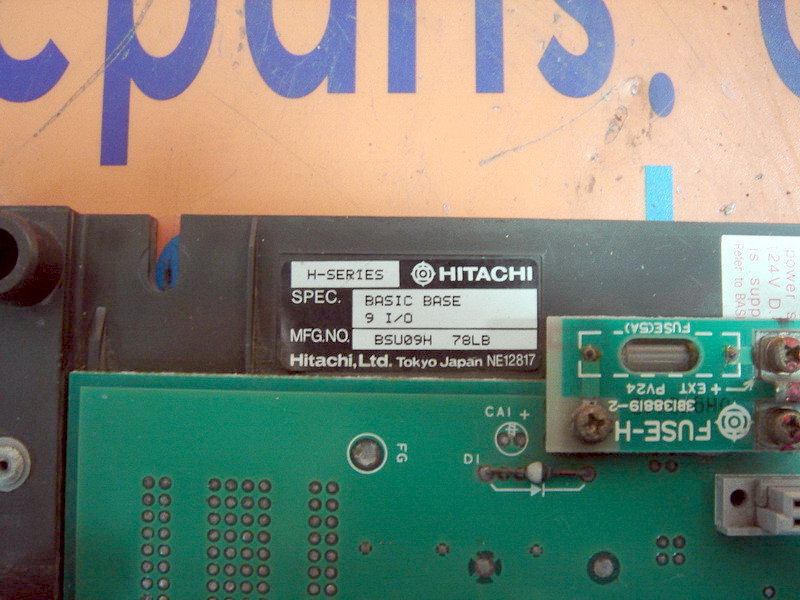 HITACHI H-SERIES BASIC BASE 9 I/O BSU09H - 裕益科技自動化設備可程式編碼器PLC分散式控制系統DCS